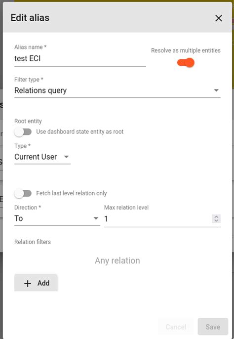 Bug No Data To Display On Widget After Changing Name Of Entity Alias Issue