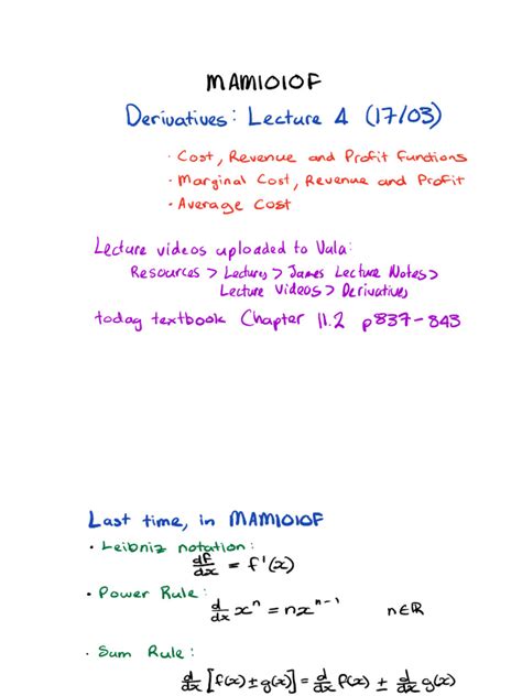 Lecture 4 Marginal Analysis Download Free Pdf Prices Profit