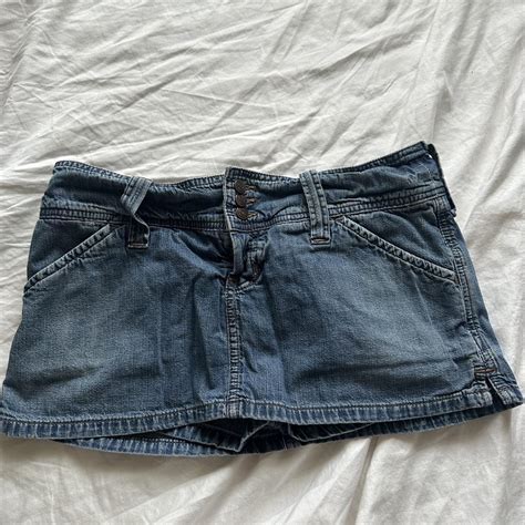 Vintage Y2k 2000s Style Abercrombie Denim Shorts Depop
