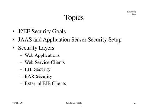 ppt j2ee security powerpoint presentation free download id 633350