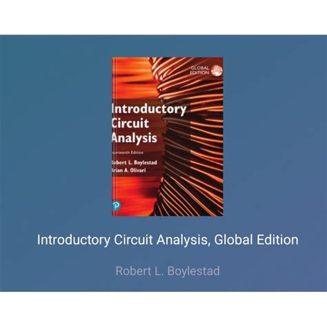 Jual Buku Introductory Circuit Analysis Global Edition By Robert L