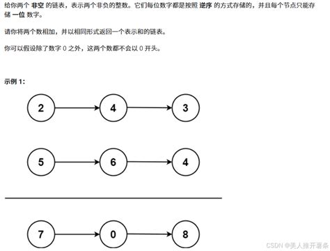 [leetcode]2 两数相加（java实现） csdn博客