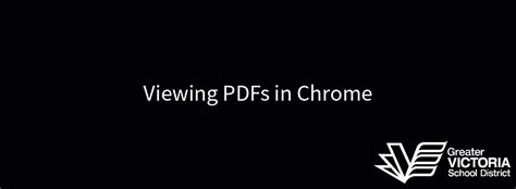 Viewing Pdfs In Chrome