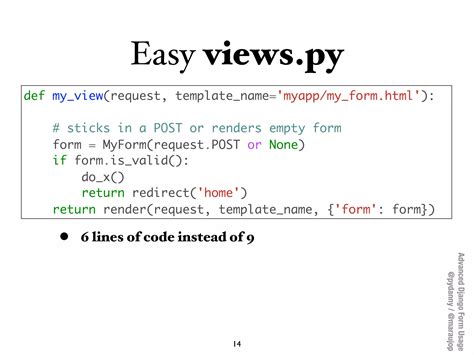 advanced django forms usage key