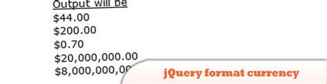 10 Jquery Currency Price Plugins — Sitepoint