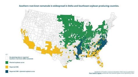 New Map Charts The Distribution Of Southern Root Knot Nematode
