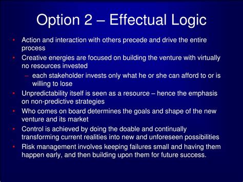 Ppt Lecture 1 Effectuation And The Effectual Design Cycle Powerpoint