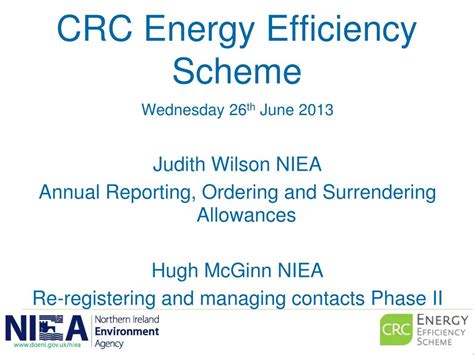 Ppt Crc Energy Efficiency Scheme Powerpoint Presentation Free Download Id1874463