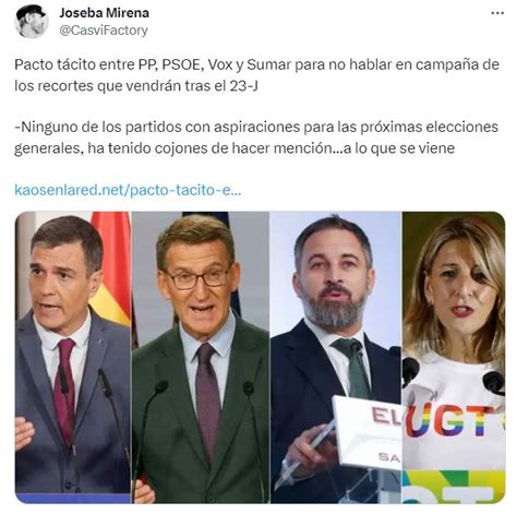 🤝 Posible Coalición Pp Psoe Para Gobernar España 🧑‍🤝‍🧑 ¿hacia Una Nueva