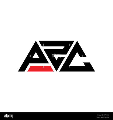 Pzc Triangle Letter Logo Design With Triangle Shape Pzc Triangle Logo Design Monogram Pzc