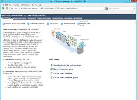 Deploying VMware Update Manager Update Virtually Boring