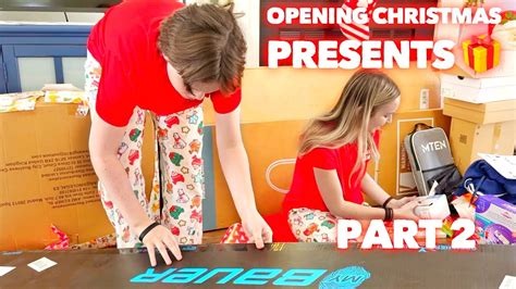 OPENING CHRISTMAS PRESENTS ON CHRISTMAS MORNING | PART 2 | Family 5 Vlogs - YouTube