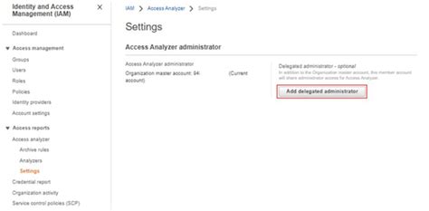 在 AWS Control Tower 账户中启用 AWS IAM Access Analyzer 亚马逊AWS官方博客