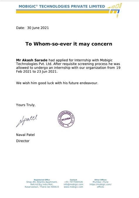 Akash Sarade On Linkedin Thank You So Much For The Opportunity To Be