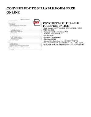 Fillable Online CONVERT PDF TO FILLABLE FORM FREE ONLINE CONVERT PDF TO FILLABLE FORM FREE