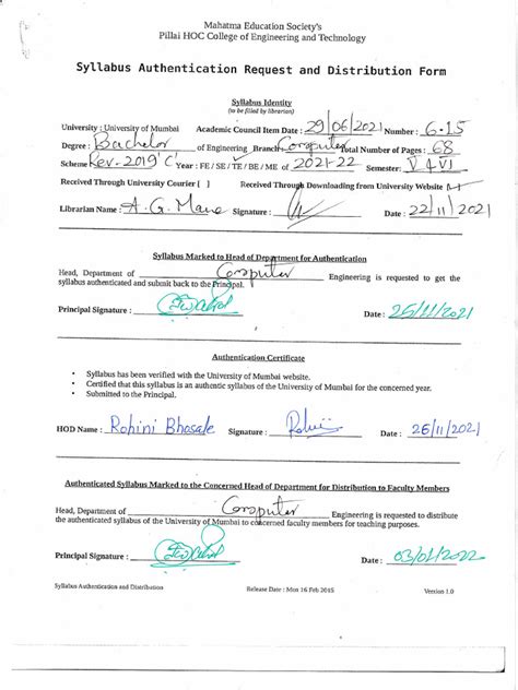 Computer Third Year Syllabus Rev 2019 C Scheme Pdf Computer