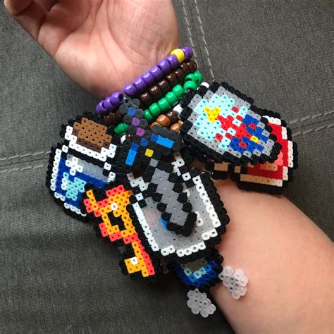 Kandi Charm Bracelet Legend Of Zelda Key Items Etsy