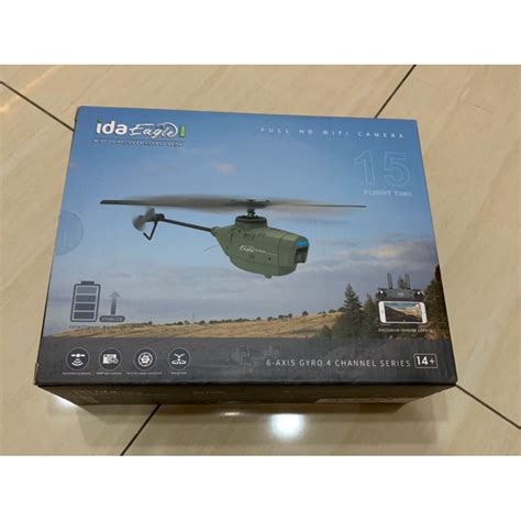 【ida Drone】ida Eagle Drone 迷你遙控空拍直升機 單電版 深灰 蝦皮購物