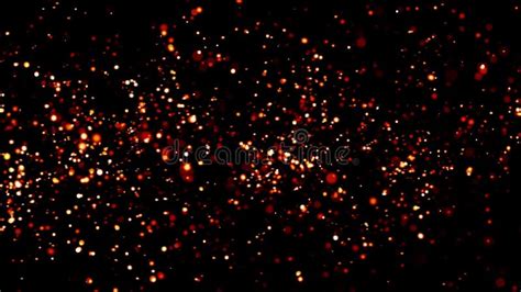 Loop Abstract Particles Flow From Left To Right Background Stock Video Video Of Spark Amber