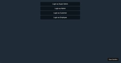 permissions and roles access control with hooks forked codesandbox