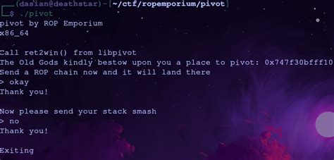 rop emporium pivot writeup x64 dasian s blog