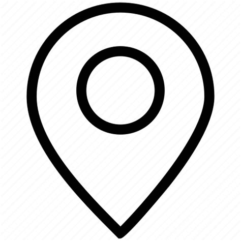 gps location pin location pointer map pin navigation icon download on iconfinder