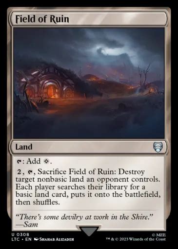 Destroy Target Land Magic The Gathering