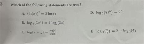 solved which of the following statements are