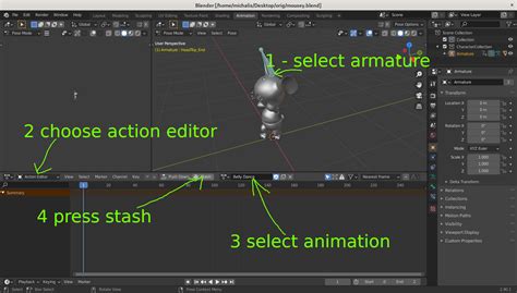 Blender Creating Game Data Castle Game Engine