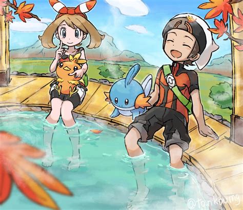 May Brendan Torchic And Mudkip Pokemon And 1 More Drawn By