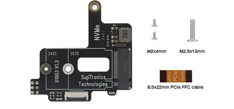 Geekworm X1003 อะแดปเตอร์ Pcie To Nvme Ssd สำหรับ Raspberry Pi 5 เข้า