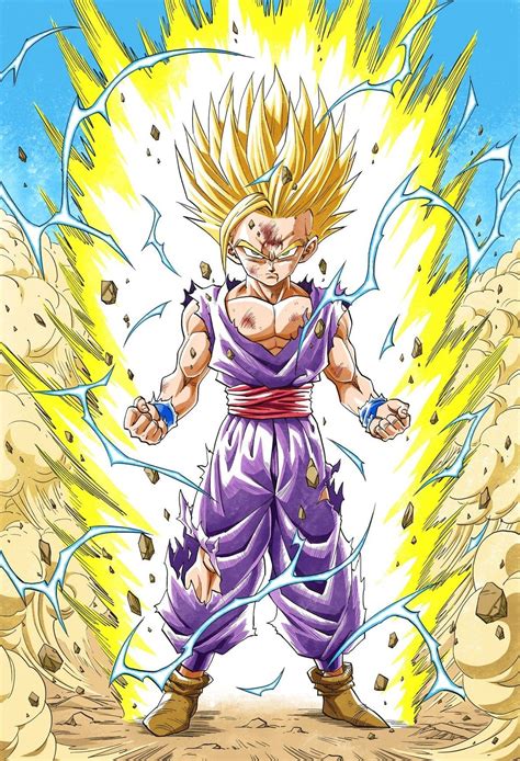 Gohan Ssj2 ドラゴンボール イラスト イラスト キャラクター 壁紙