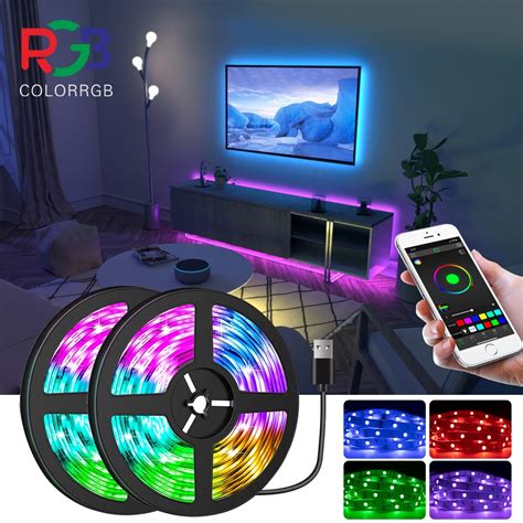 Jual Stockrgb Led Strip Lampu Led Lampu Hias Strip Usb Kamar Dekorasi Rumah Lampu