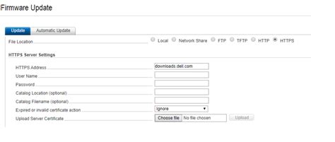 Dell PowerEdge How To Update The Firmware Via HTTPS Connection To IDRAC Dell Myanmar