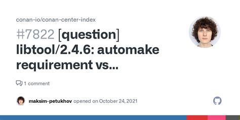 Question Libtool246 Automake Requirement Vs Buildrequirement