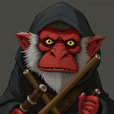 Whimsy Meets Fierce A Ghibli Inspired Proboscis Monkey