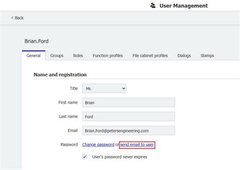 How To Reset A Users Password In Docuware · Docuware Support Portal