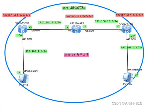 Ospf单区域配置 Csdn博客