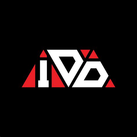Idd Triangle Letter Logo Design With Triangle Shape Idd Triangle Logo Design Monogram Idd