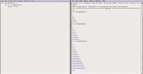 Membuat Dimensi Segitiga Siku Dan Persegi Di Bahasa Pemrograman