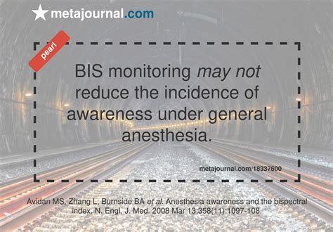 anesthesia awareness and the bispectral index