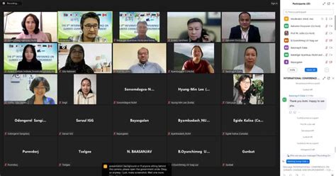 “Уур амьсгалын өөрчлөлт ба хүрээлэн буй орчин” олон улсын эрдэм… Монгол Улсын Их Сургууль