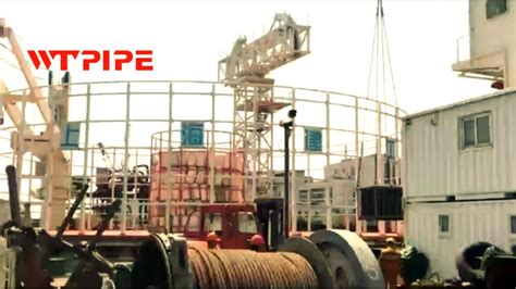 220kv海底电缆保护管施工安装科技机械好看视频