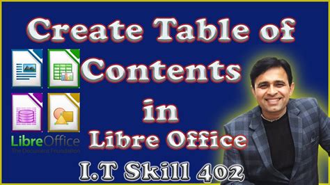 create table of contents using libreoffice i t skill course 402 2024