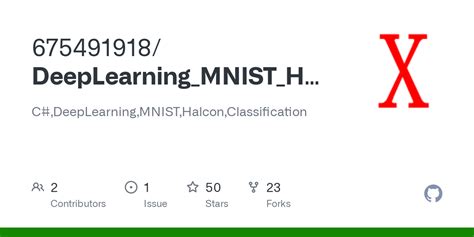 github 675491918 deeplearning mnist halcon c deeplearning mnist