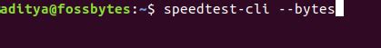 How To Test Internet Speed Using Linux Command Line