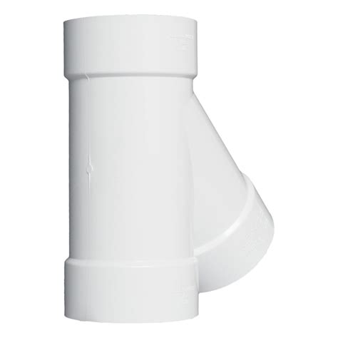 Nds Pvc Sandd 45 Deg Wye Hub X Hub X Hub White 4 In Siteone Us