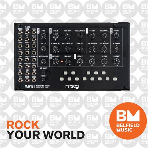Moog Mavis Semi Modular Analog Tabletop Synthesizer Belfield Music