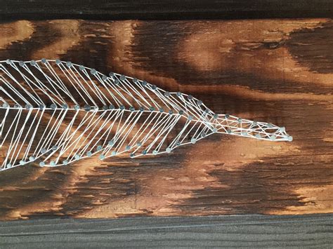 feather string art · how to make string art · home diy on cut out keep