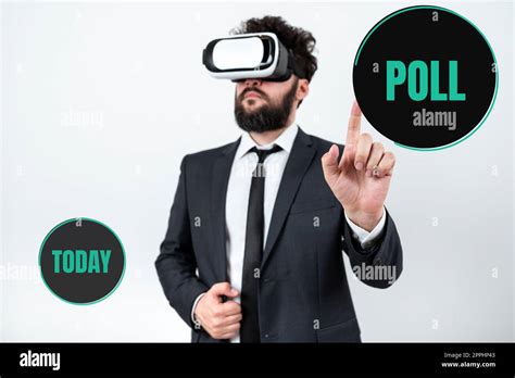 Conceptual Display Poll Business Concept Record Of The Number Of Votes